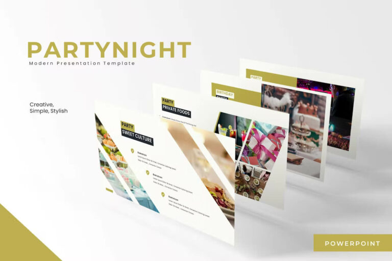 Party Night - Powerpoint Template – MasterBundles