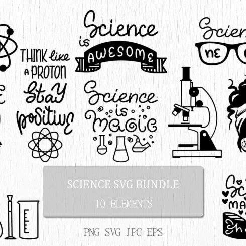 Science SVG Bundle | Science Quotes Designs | Sublimation PN | Master ...