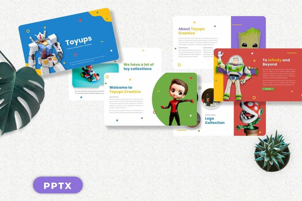 Toyups - KidsToy Powerpoint Template – MasterBundles