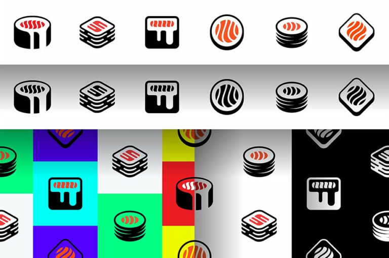 Sushi Set + Pattern – MasterBundles