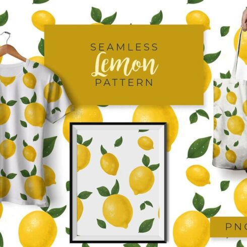 Seamless Lemon Pattern | Master Bundles