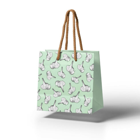 Garlic Digital Paper. Garlic Seamless Pattern. | Master Bundles