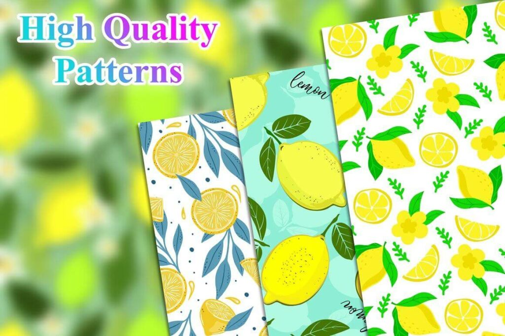 Lemon Seamless Pattern – MasterBundles