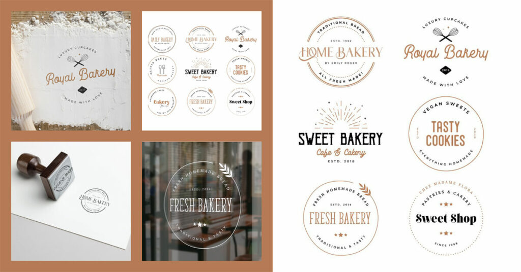 9 Bakery Logo Collection – MasterBundles