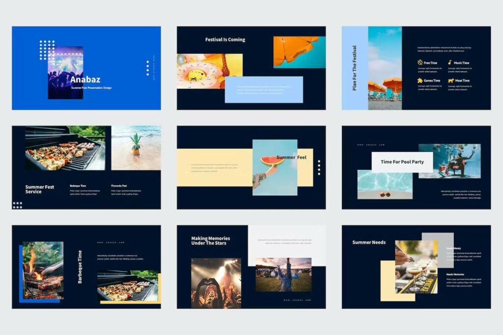 Anabaz - Summer Party Powerpoint – MasterBundles