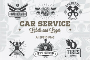 9 Car Service Labels and Logos – MasterBundles