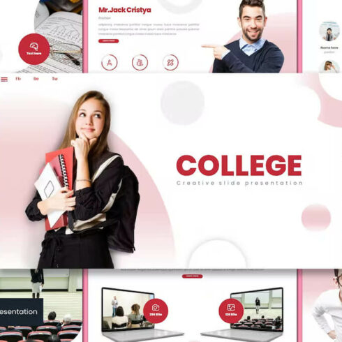 College - Creative Powerpoint Template | Master Bundles