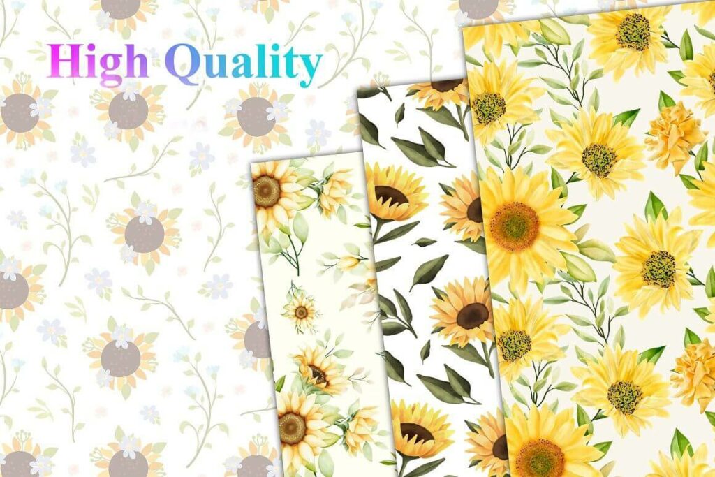Sunflower Seamless Pattern – MasterBundles