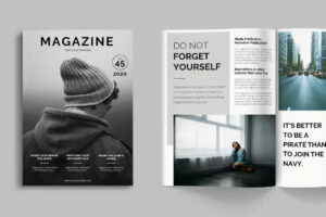 Magazine Layout Powerpoint Template – MasterBundles