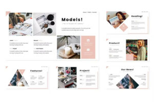 Magazine Powerpoint Template 5 Premade colors – MasterBundles