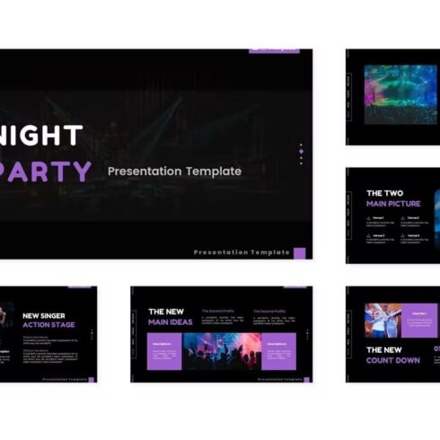 Night Party - Powerpoint Template | Master Bundles