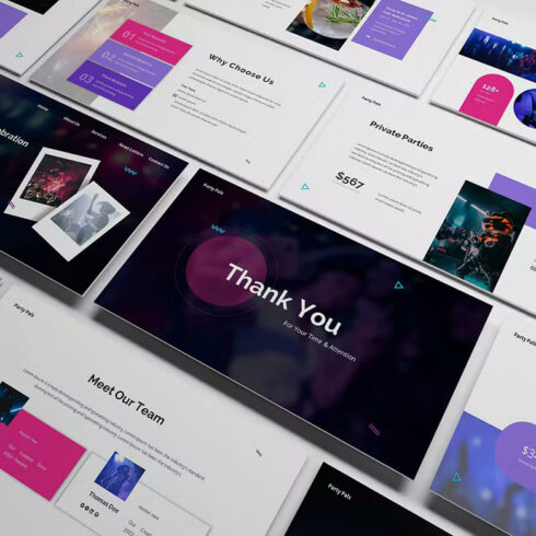 Party Planner Powerpoint Template | Master Bundles