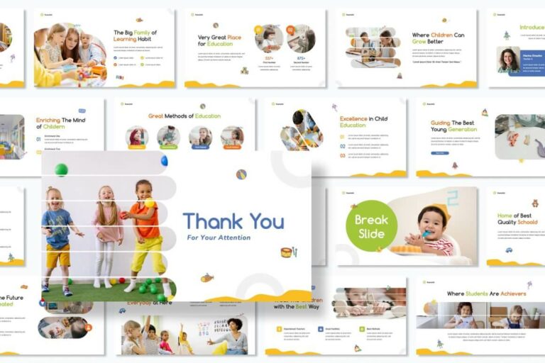 Kindergarten Presentation Powerpoint – MasterBundles