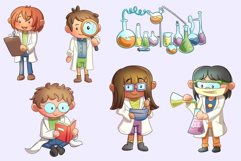 Science Lab Clip Art Collection – MasterBundles