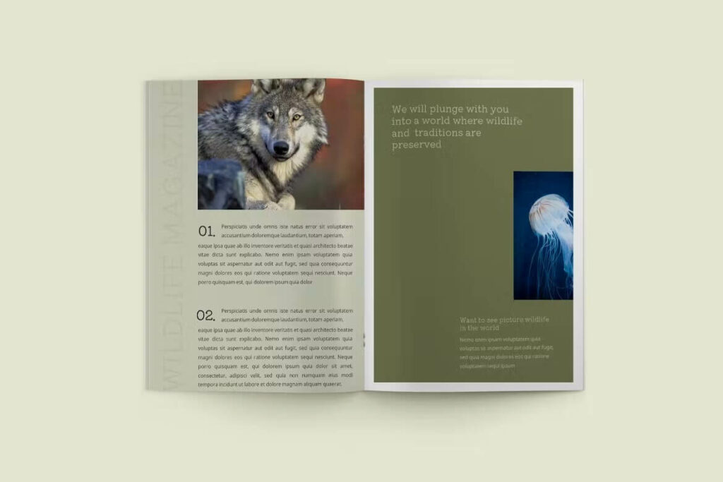 Wildlife - Magazine Powerpoint Template – MasterBundles