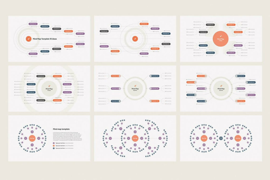 Mind Map PowerPoint Templates – MasterBundles