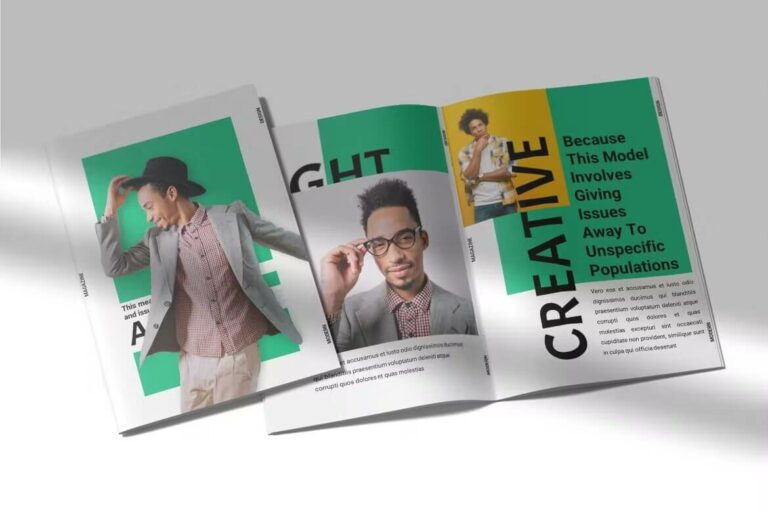 Aleno - Magazine Powerpoint Template – MasterBundles