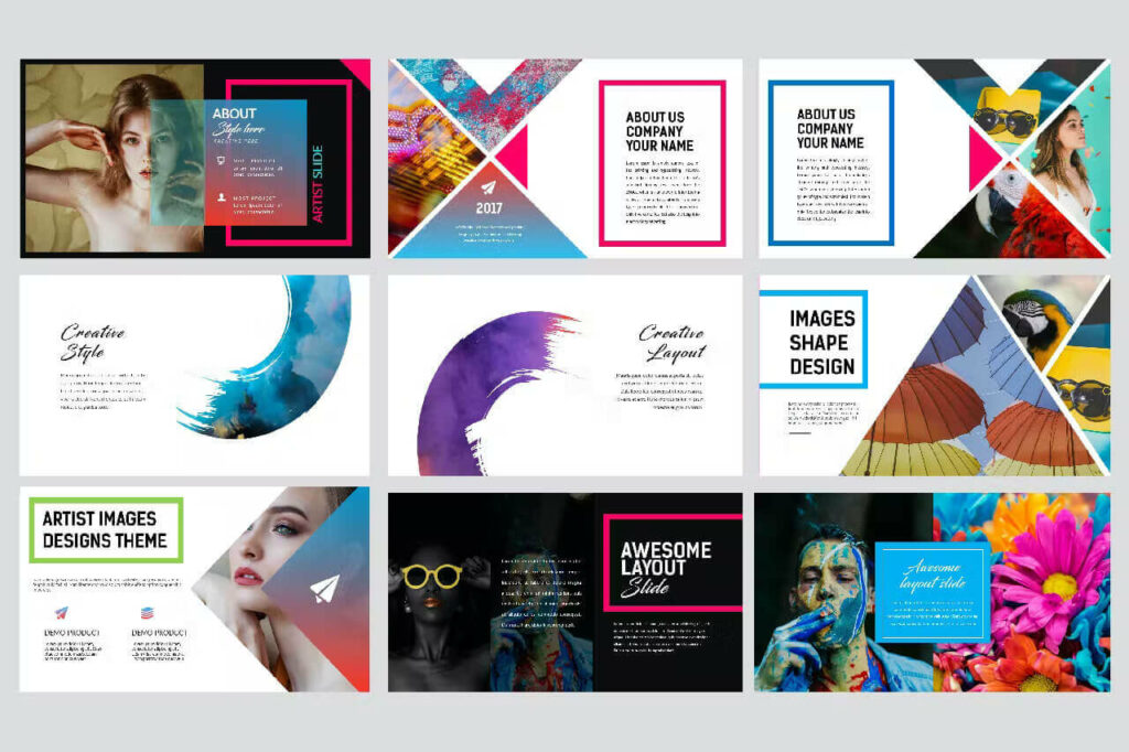 Artist Creative Powerpoint – MasterBundles