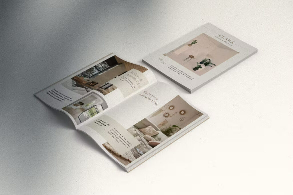 Clara Minimalist Magazine Layout Powerpoint – MasterBundles