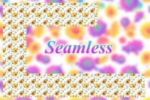 Sunflower Seamless Pattern | Master Bundles