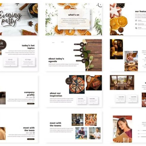 Evening Party - Powerpoint Template | Master Bundles