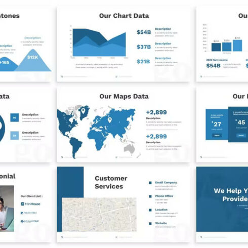 GoFinance - Sales Deck Powerpoint Template | Master Bundles