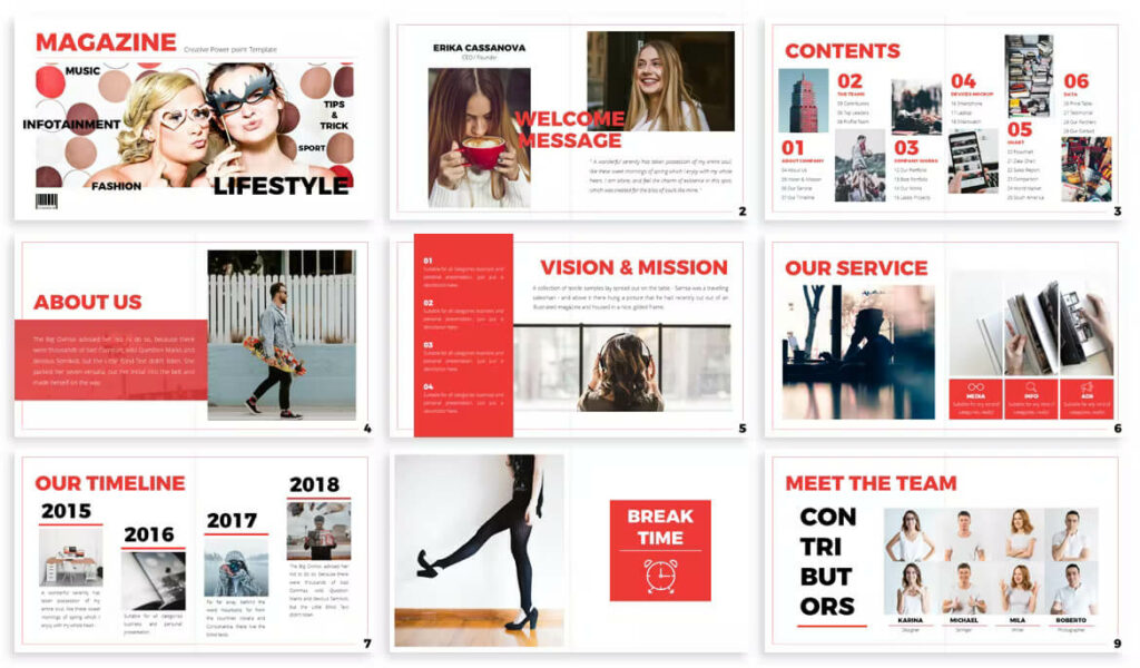 Magazine - Business Powerpoint Template – MasterBundles