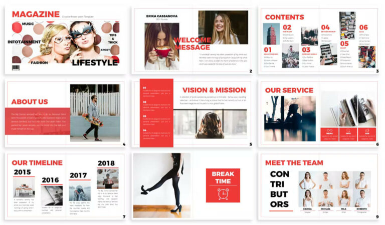 Magazine - Business Powerpoint Template – MasterBundles
