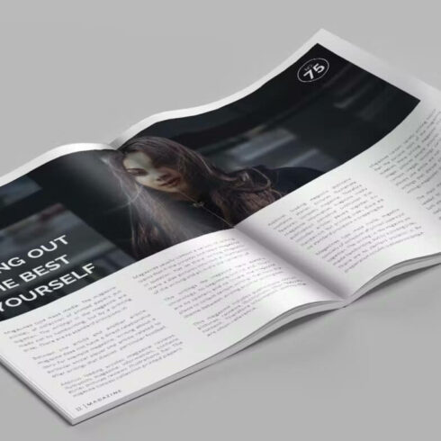 Magazine Layout Powerpoint Template | Master Bundles