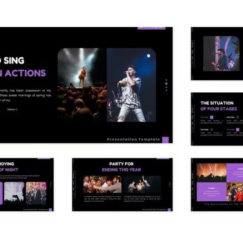 Night Party - Powerpoint Template | Master Bundles