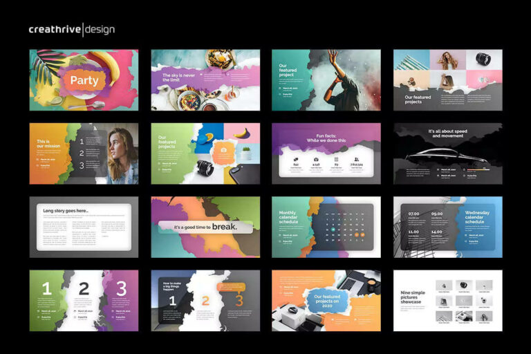 Holiday Party Powerpoint Template – MasterBundles