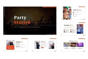 Party Started - Powerpoint Template – MasterBundles