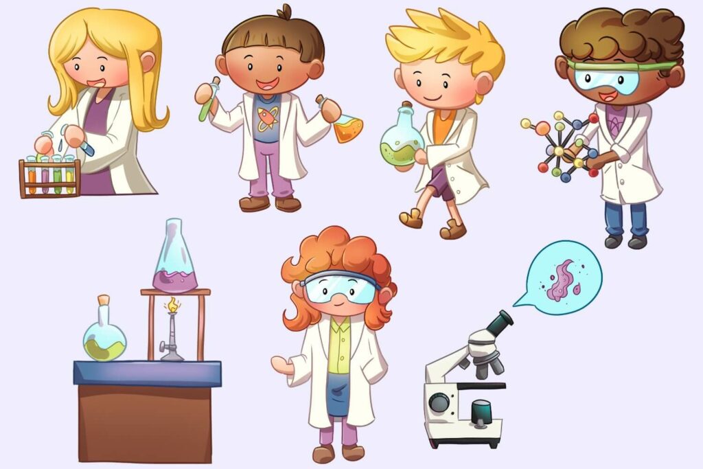 Science Lab Clip Art Collection – MasterBundles