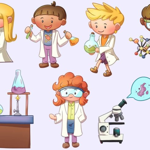 Science Lab Clip Art Collection | Master Bundles