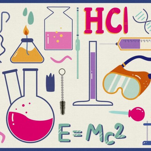 Science Vector Clipart & Seamless Patterns | Master Bundles