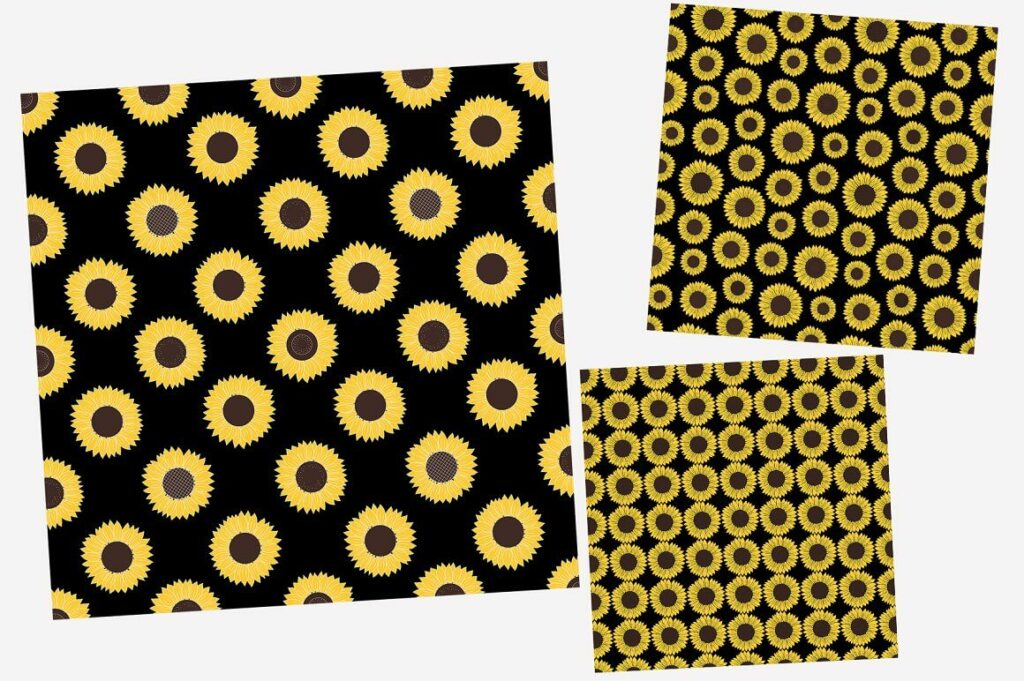 Sunflower Pattern. Sunflower Graphic – MasterBundles