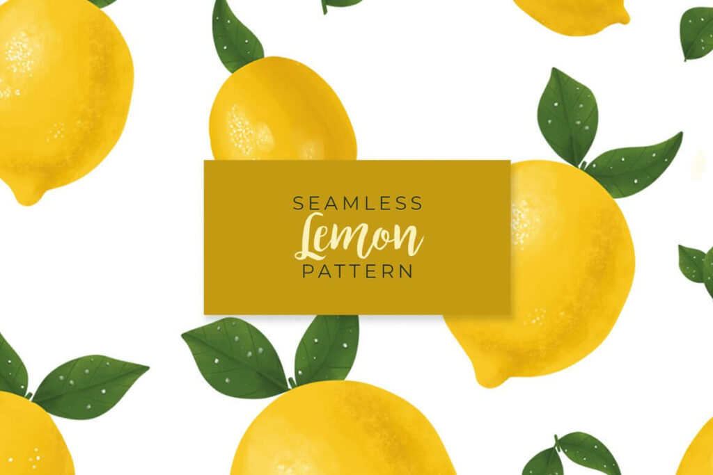 Seamless Lemon Pattern – MasterBundles