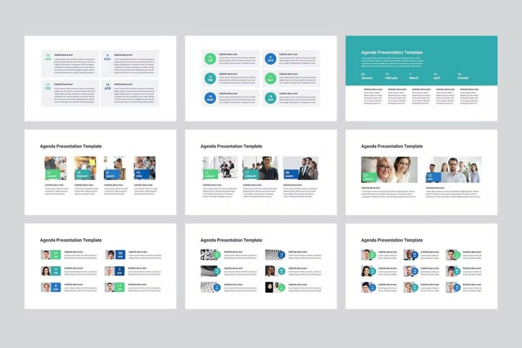Powerpoint Meeting Agenda Template – MasterBundles