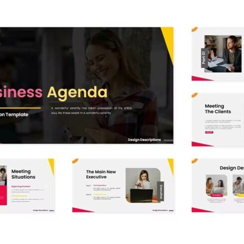 Business Agenda - Powerpoint Template | Master Bundles