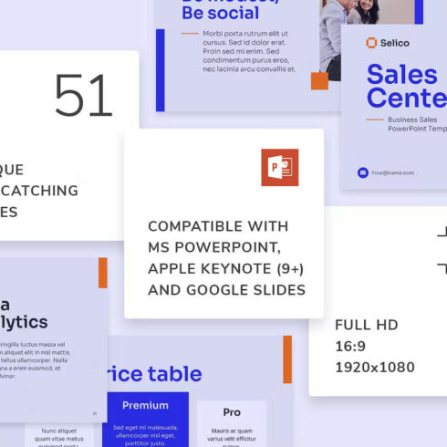 Business Sales PowerPoint Presentation Template | Master Bundles