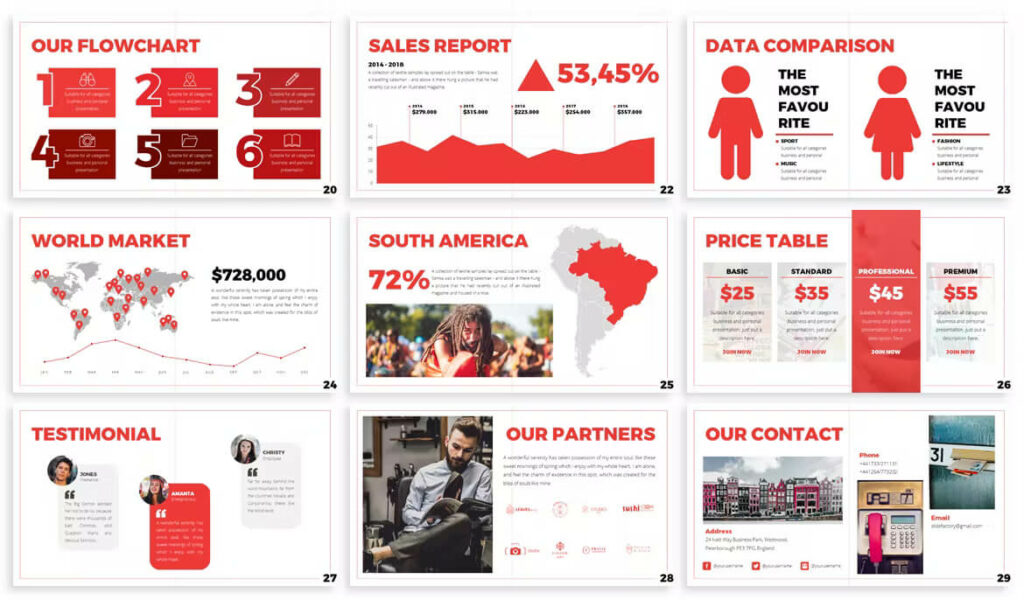 Magazine - Business Powerpoint Template – MasterBundles