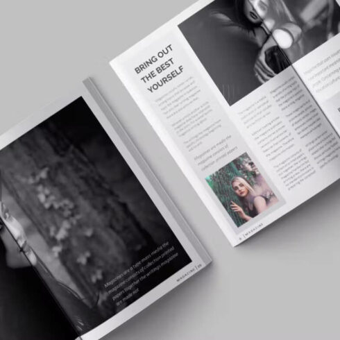 Magazine Layout Powerpoint Template | Master Bundles
