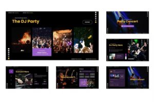 Party Concert - Powerpoint Template – MasterBundles
