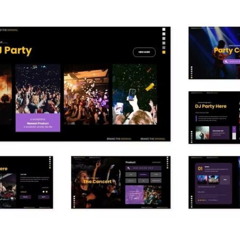 Party Concert - Powerpoint Template | Master Bundles