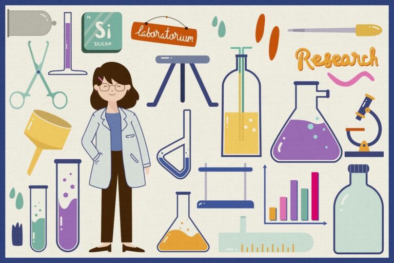 Science Vector Clipart & Seamless Patterns – MasterBundles