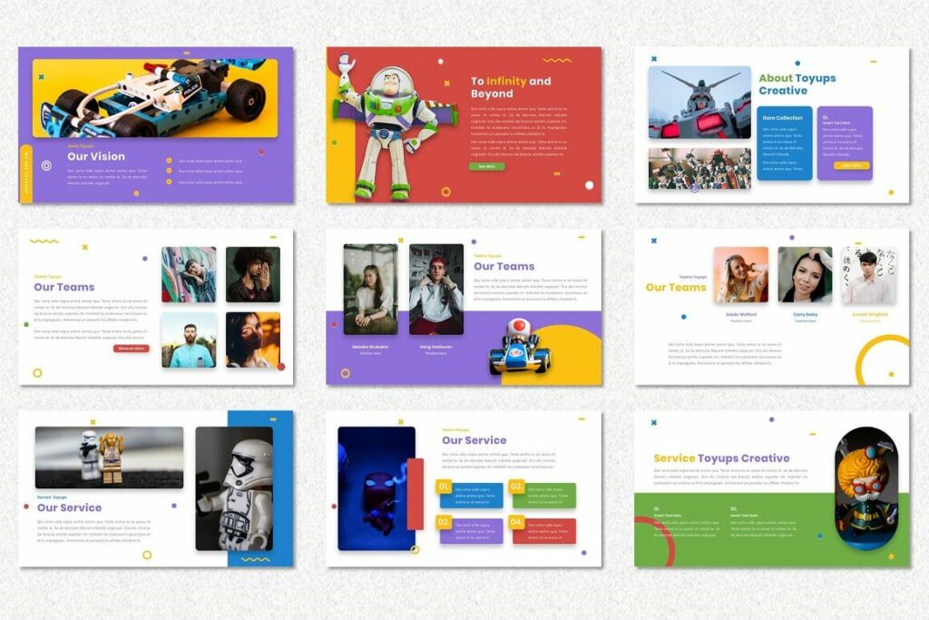 Toyups - KidsToy Powerpoint Template – MasterBundles
