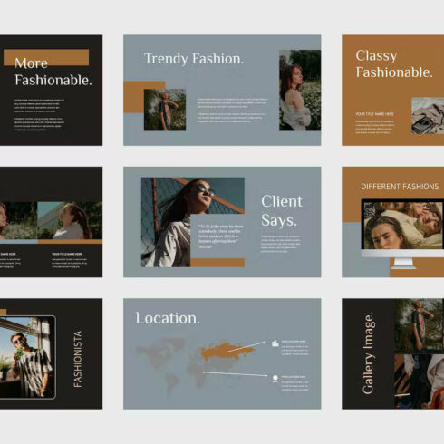 Tuzera - Fashion Magazine Powerpoint Template | Master Bundles