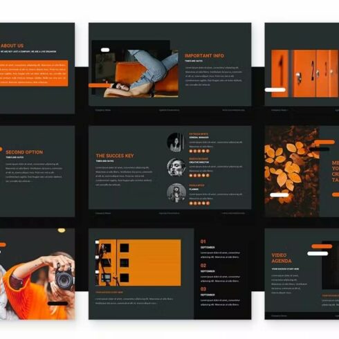 Agenda Powerpoint & Google Slides Template | Master Bundles