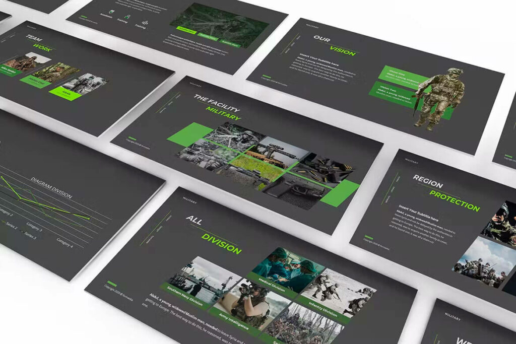 Dean Jaka Military Powerpoint Template – MasterBundles