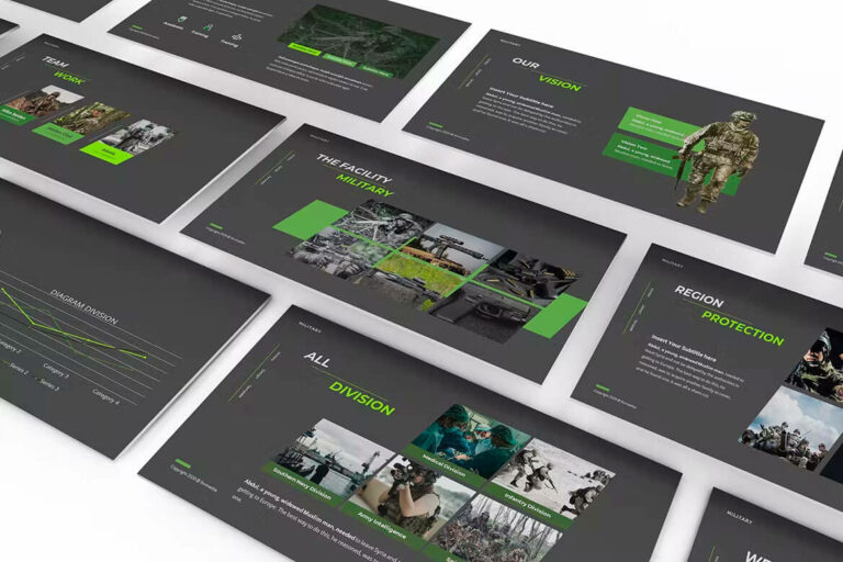 Dean Jaka Military Powerpoint Template – MasterBundles